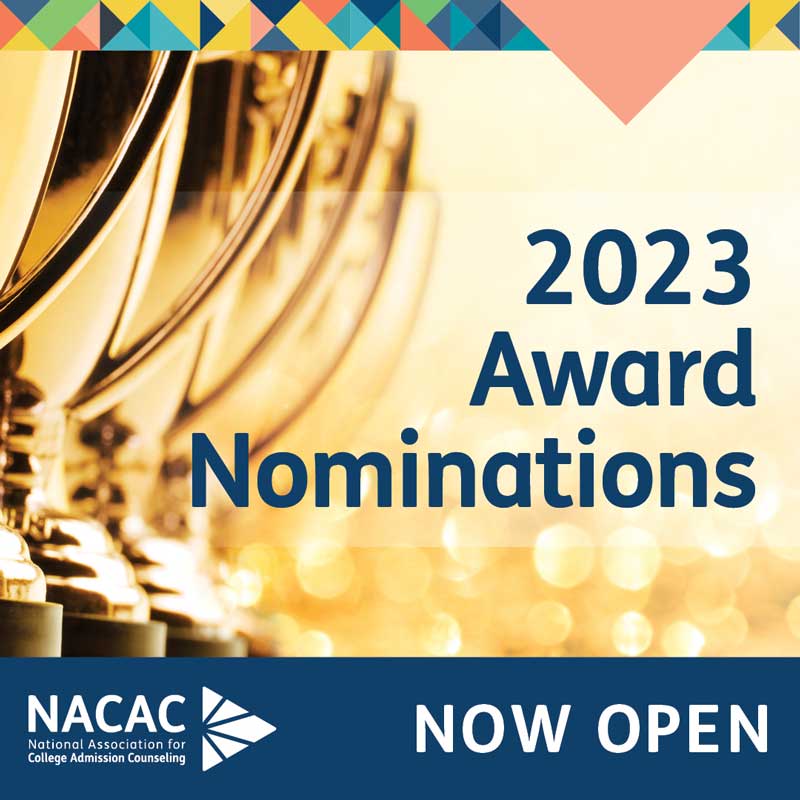 Awards - National Association for College Admission Counseling (NACAC)