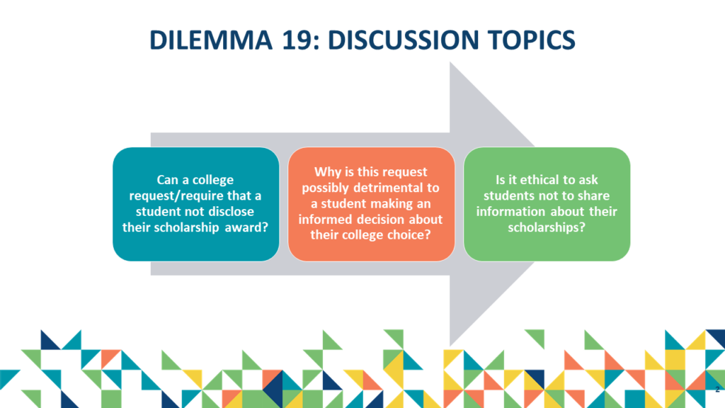 Ethical Dilemmas in College Admission - National Association for ...